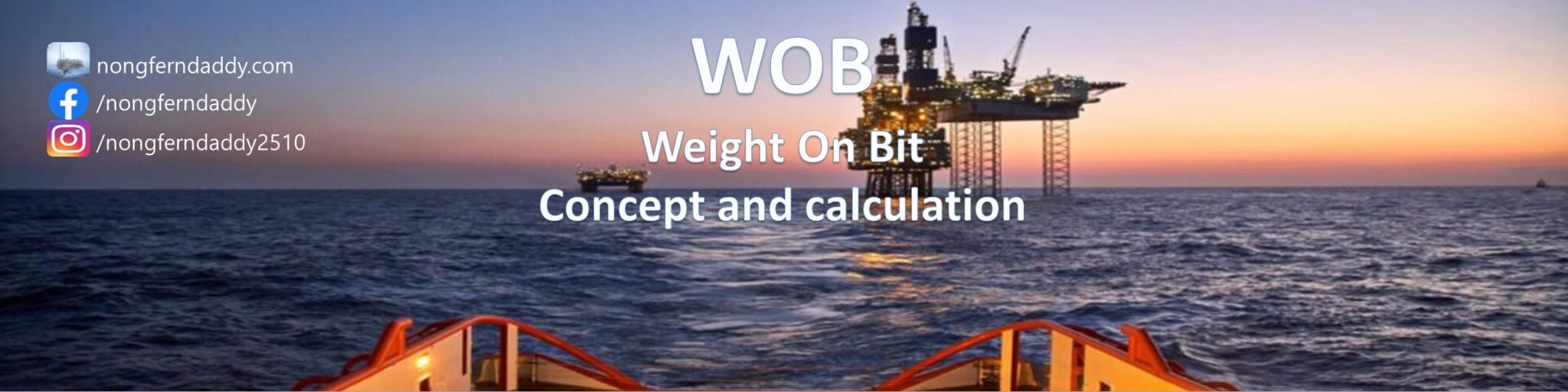WOB Weight On Bit - Concept and calculation – OIL MAN